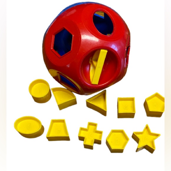 Tupperware | Toys | Vintage Tupperware Shape Sorter Ball Toy Puzzle ...